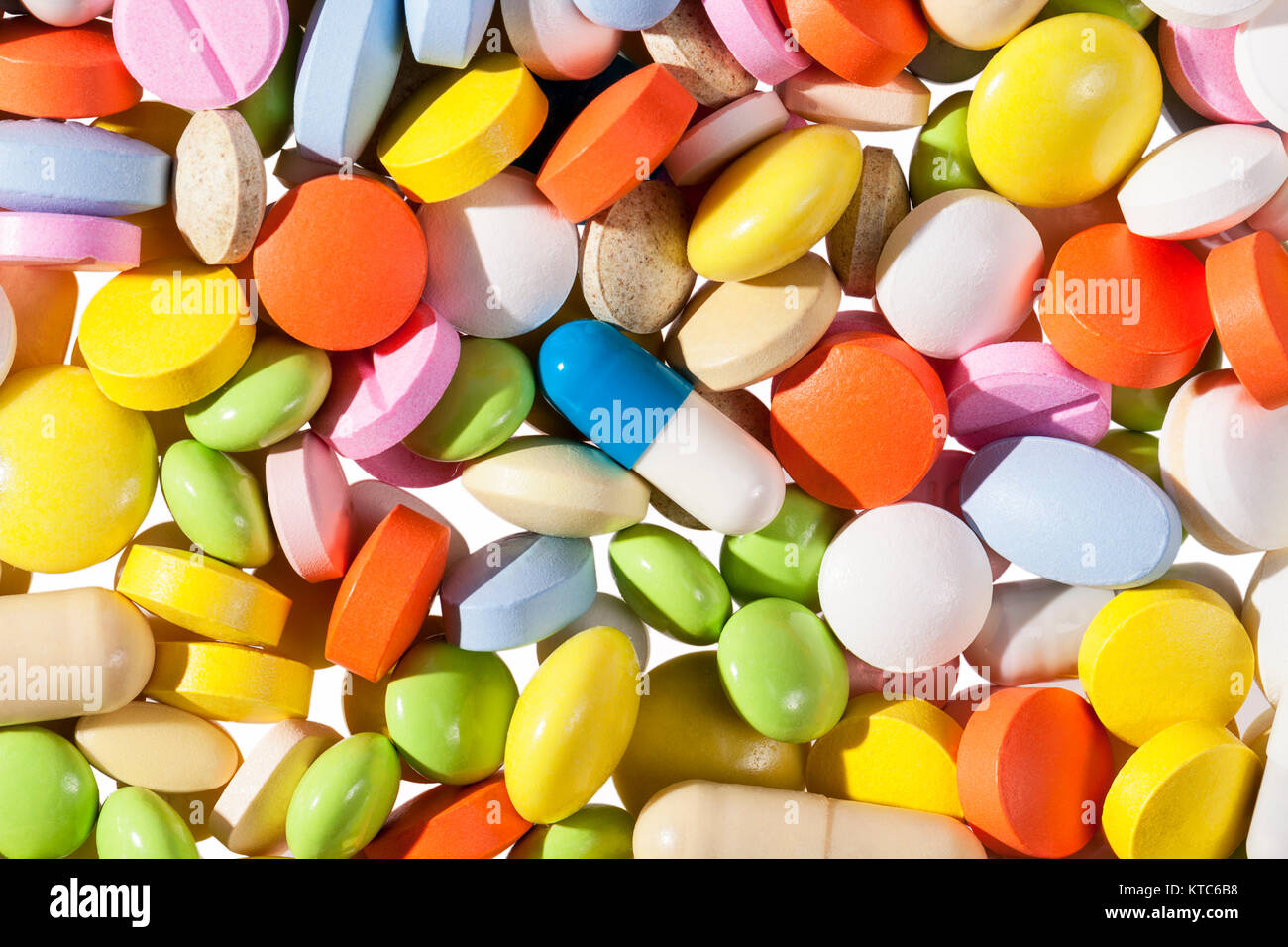 background of colorful medical pills Stock Photo - Alamy