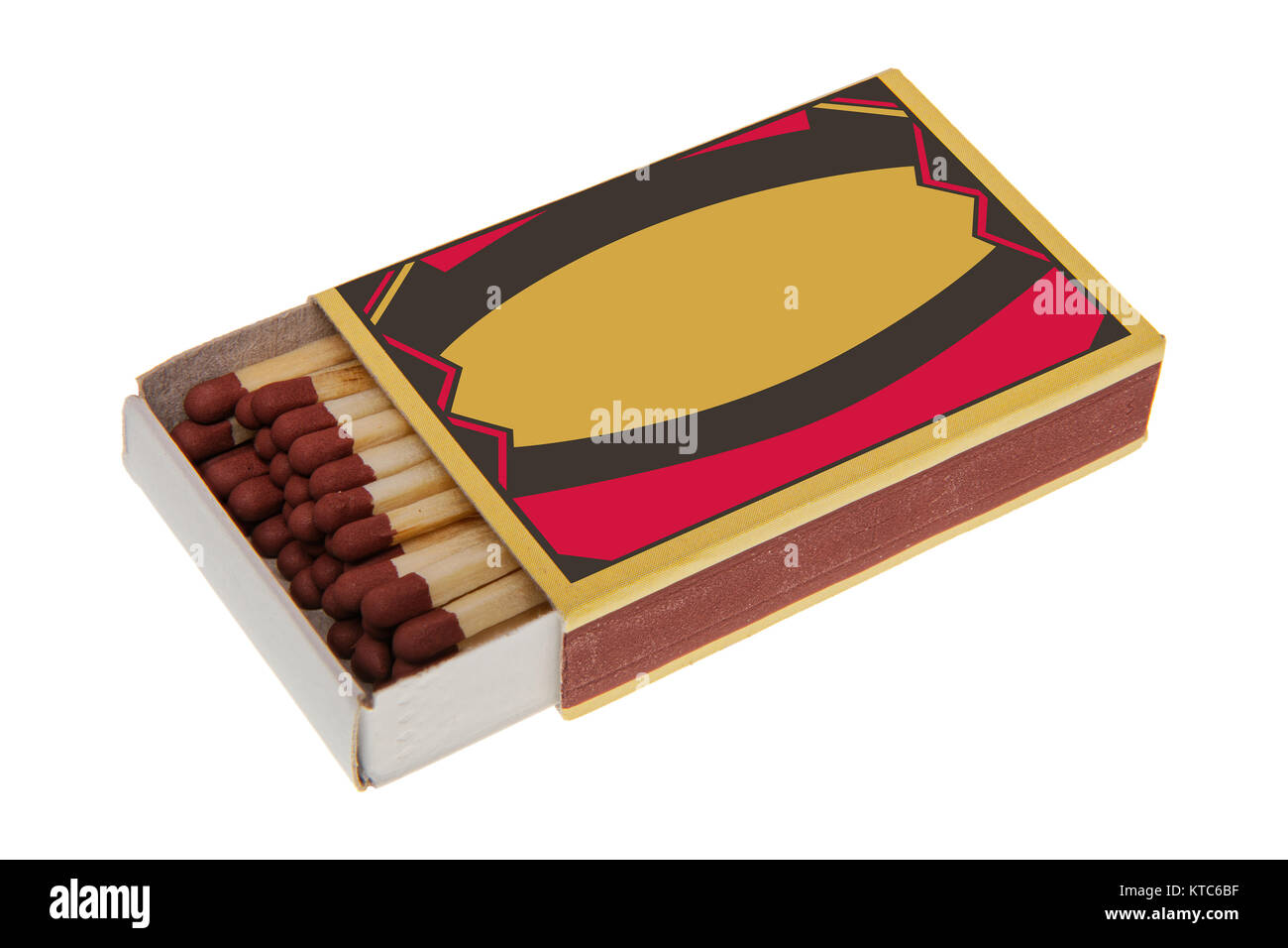 Box with matches isolated on a white background Stock Photo - Alamy