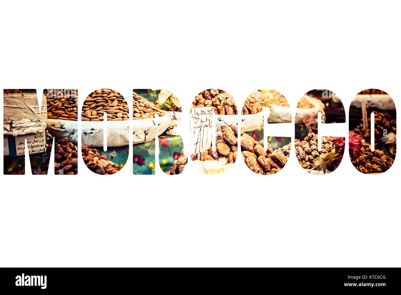 Word MOROCCO over traditional symbols Stock Photo - Alamy