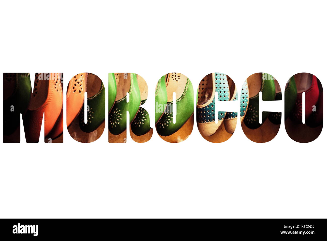 Word MOROCCO over traditional symbols Stock Photo - Alamy