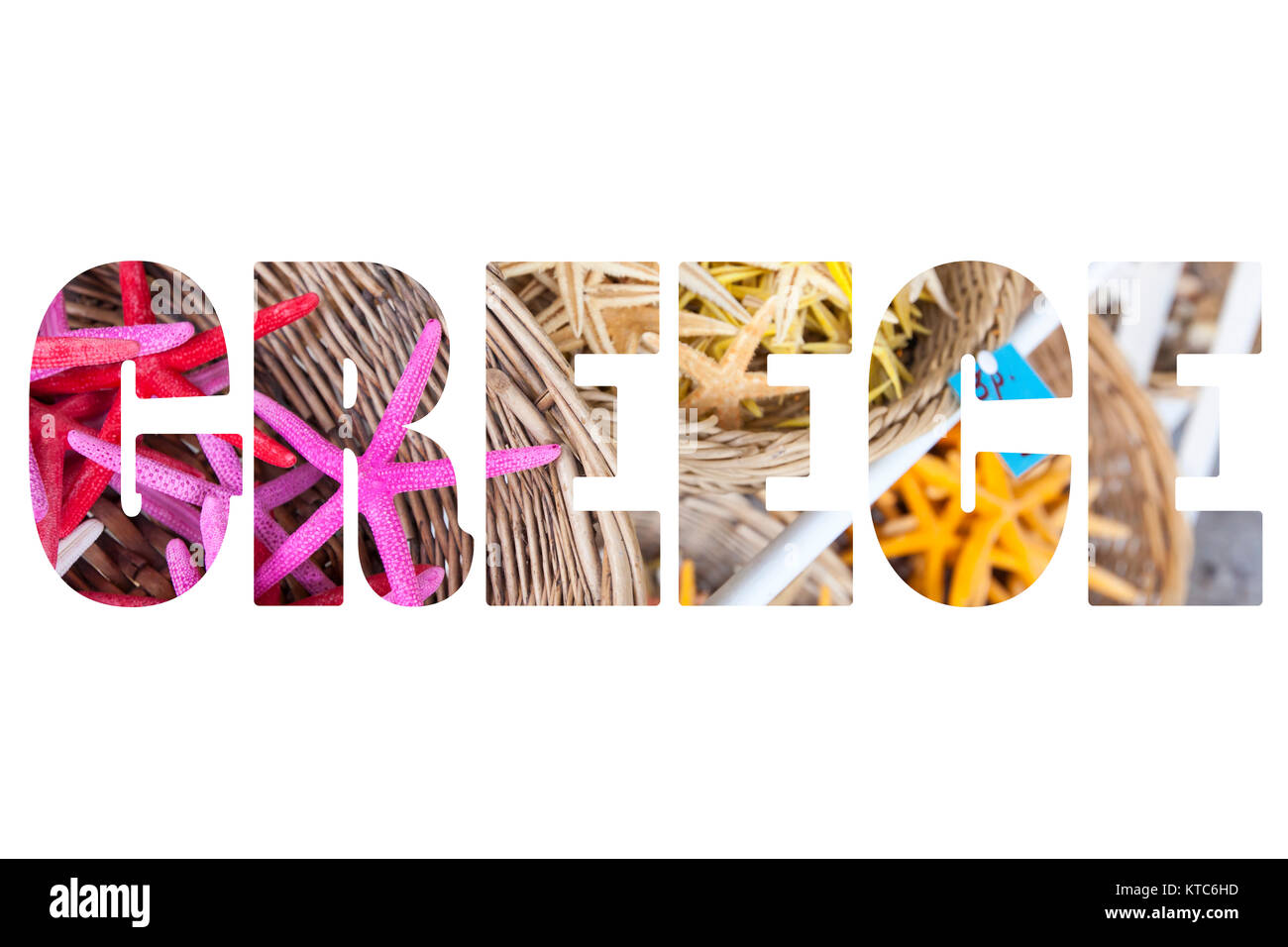 Greece word hi-res stock photography and images - Alamy