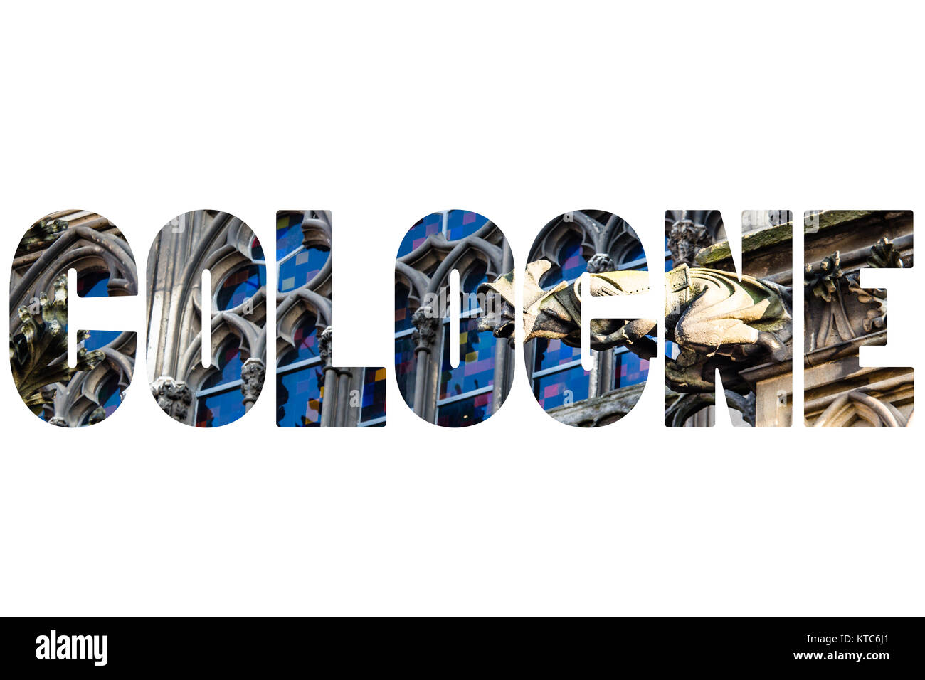 Word COLOGNE inside the Cologne Cathedral Stock Photo - Alamy