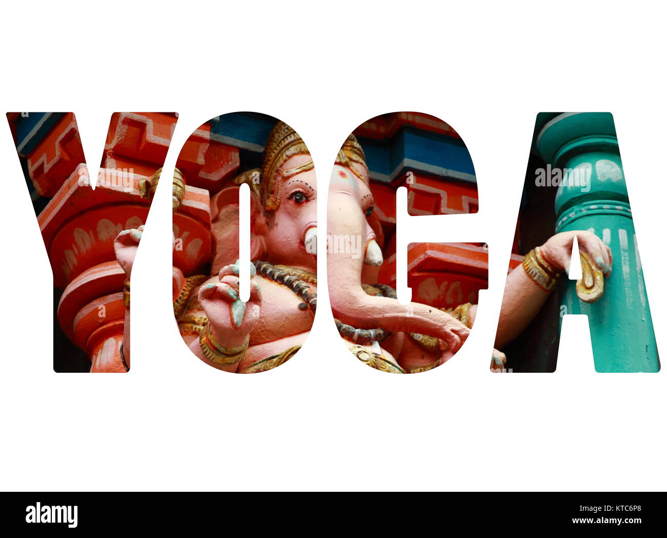 Man tree pose yoga Cut Out Stock Images & Pictures - Alamy