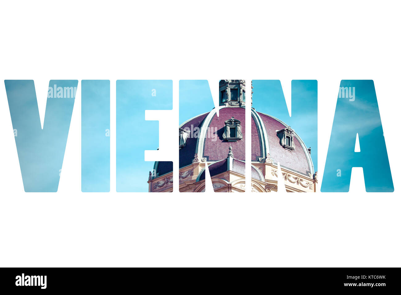 Word VIENNA over traditional symbols Stock Photo - Alamy
