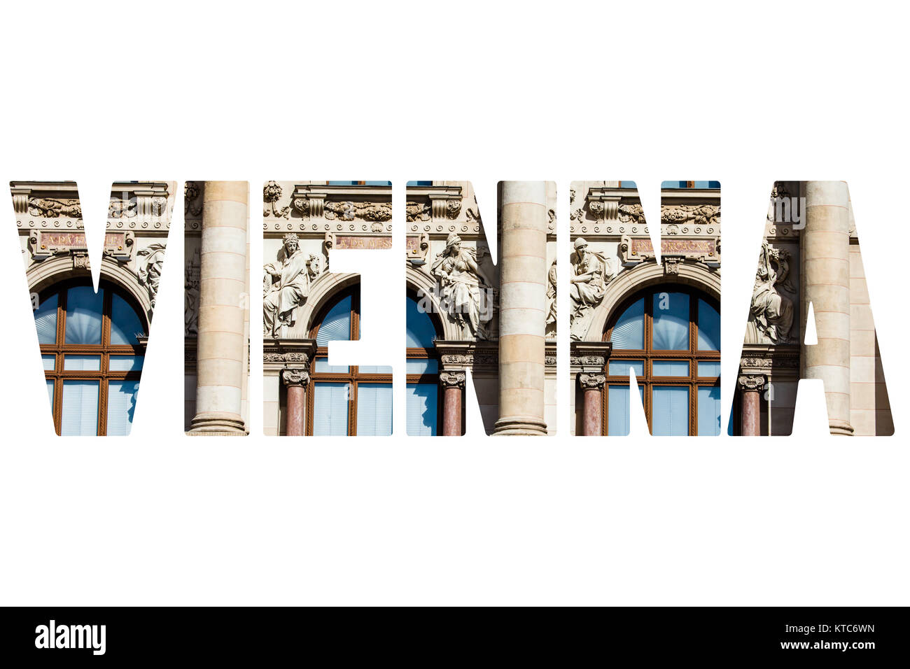 Word VIENNA over traditional symbols Stock Photo - Alamy