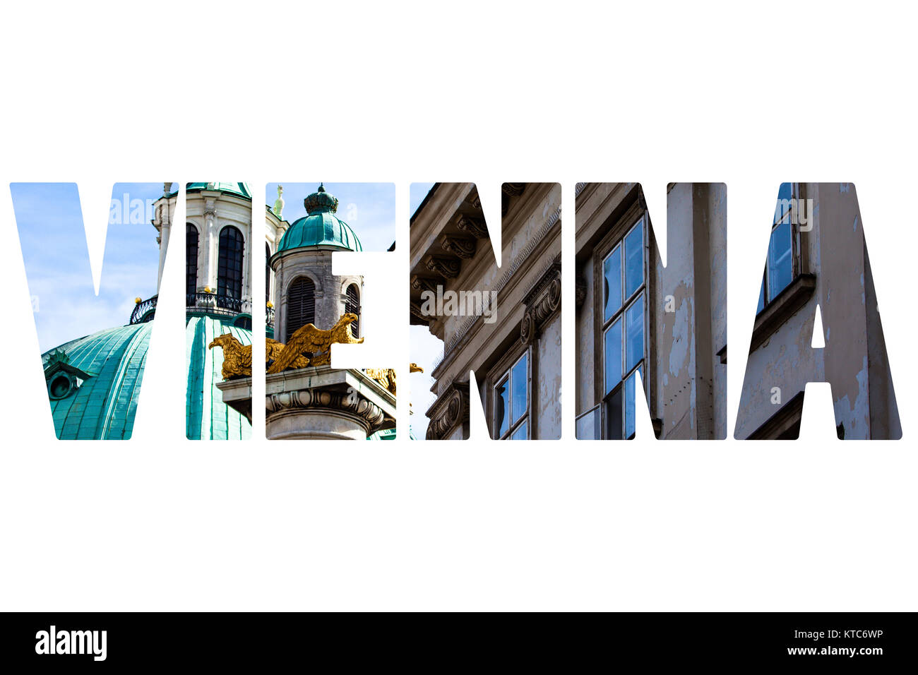 Vienna city plan Cut Out Stock Images & Pictures - Alamy