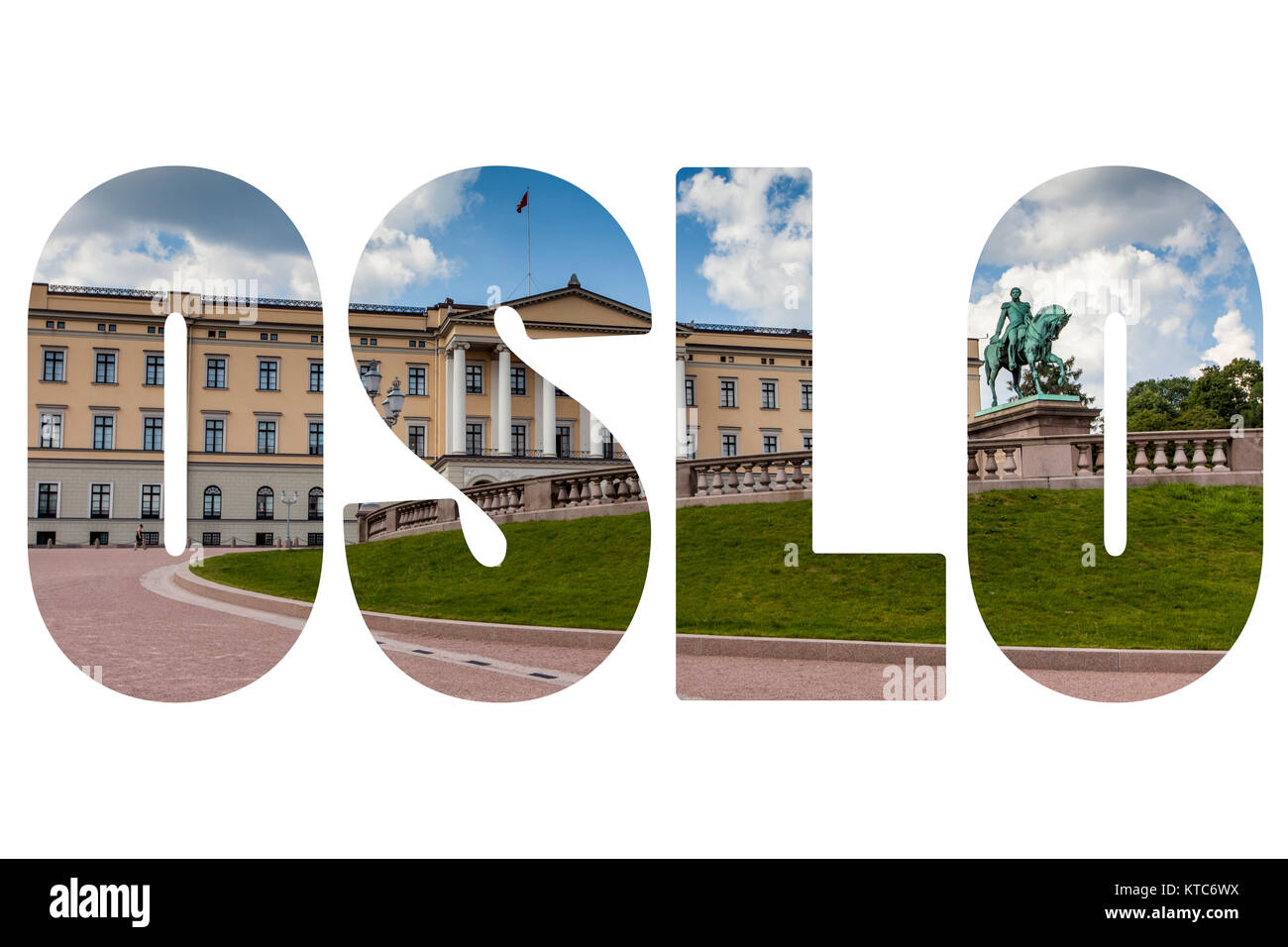Word OSLO over symbolic places Stock Photo - Alamy