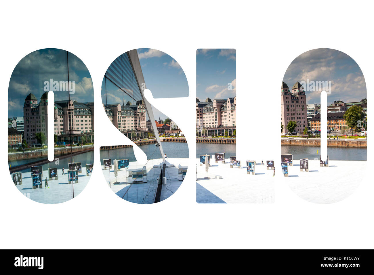 Word OSLO over symbolic places Stock Photo - Alamy