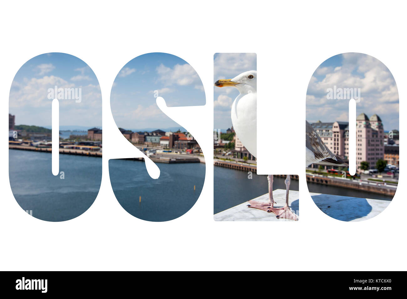 Word OSLO over symbolic places Stock Photo - Alamy