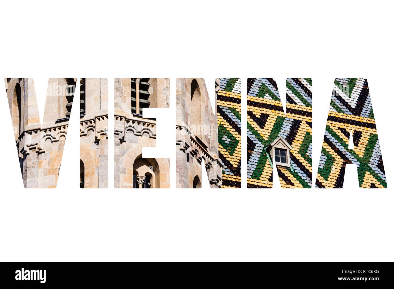 Word VIENNA over traditional symbols Stock Photo - Alamy