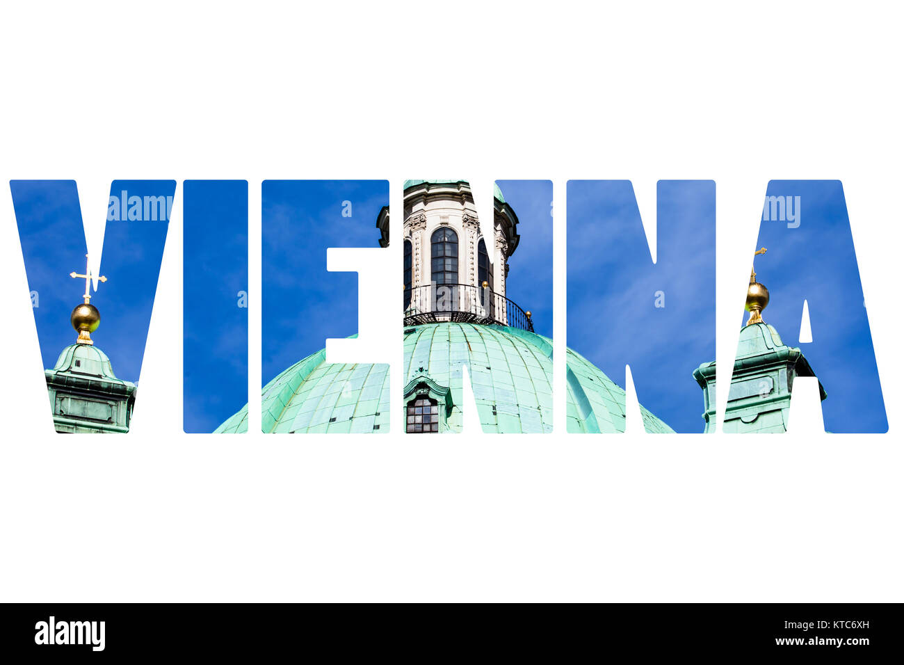 Word VIENNA over traditional symbols Stock Photo - Alamy