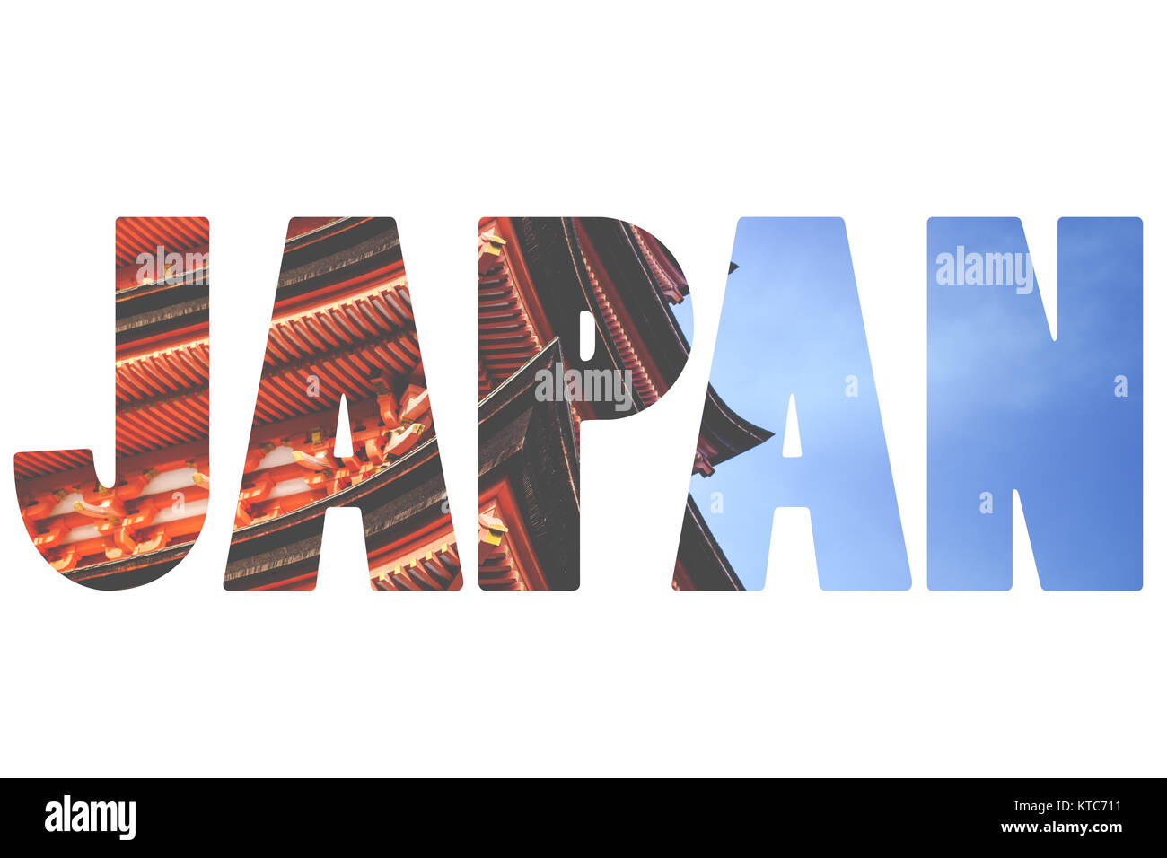 Word JAPAN over traditional symbols Stock Photo - Alamy