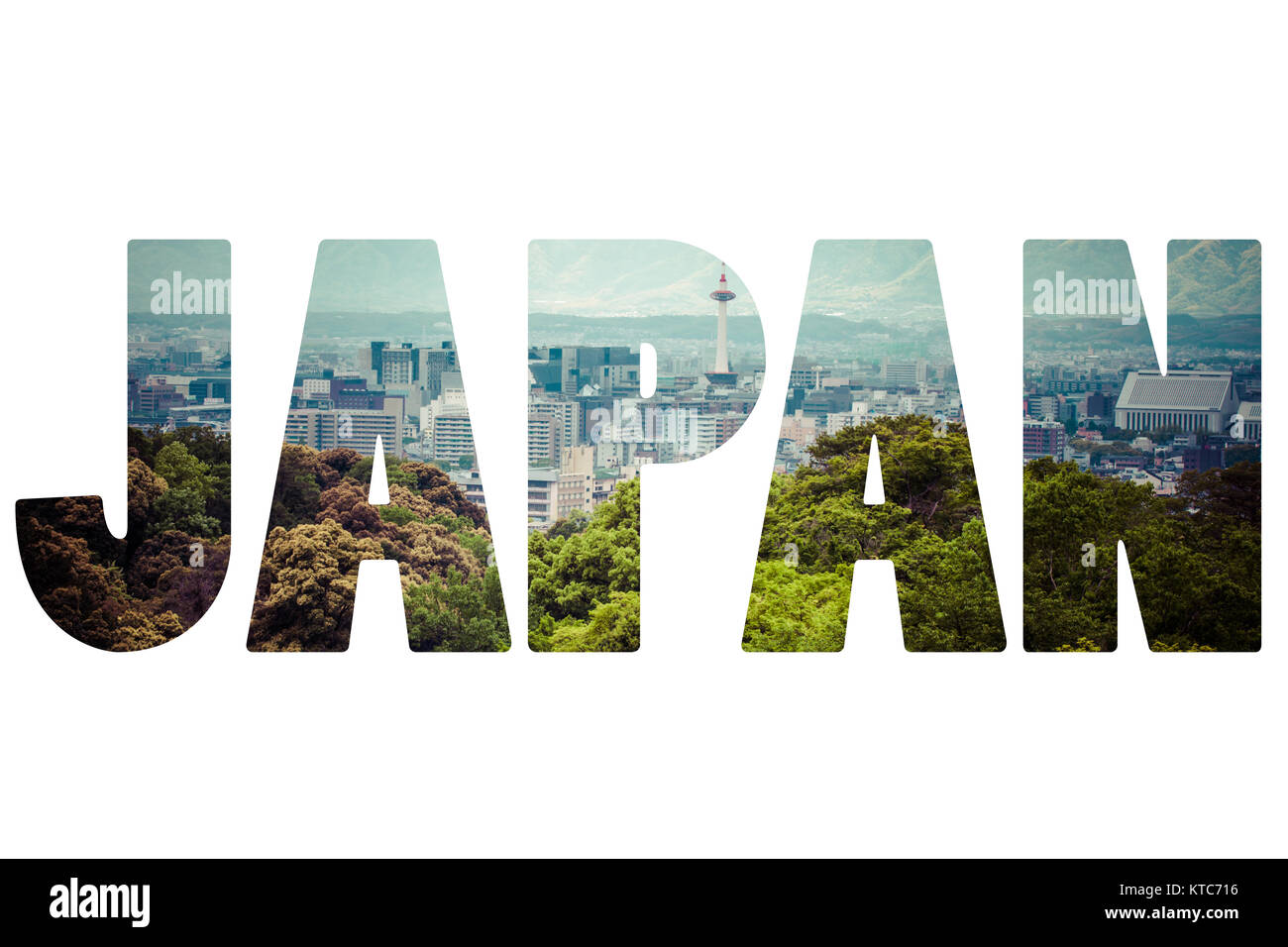 Word JAPAN over traditional symbols Stock Photo - Alamy