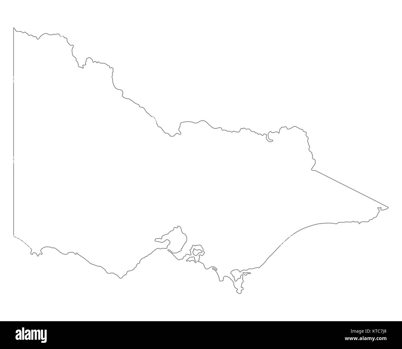 map of victoria Stock Photo - Alamy