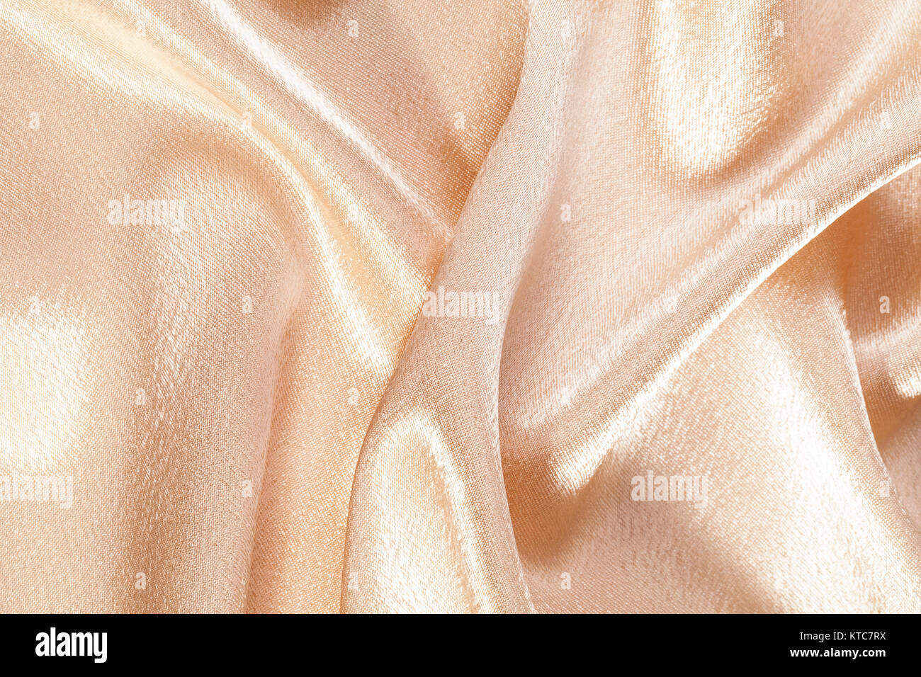 Silk background, texture of beige shiny fabric Stock Photo - Alamy