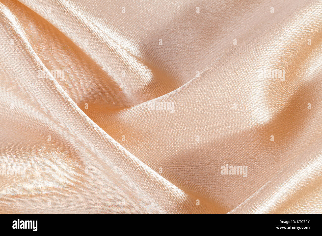 Silk background, texture of beige shiny fabric Stock Photo - Alamy
