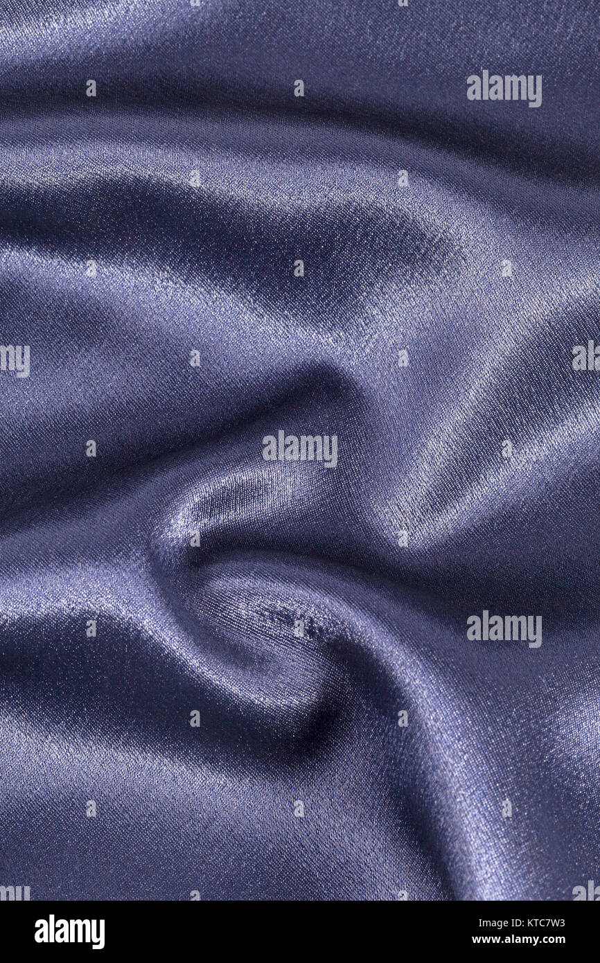 Silk background, texture of navy blue shiny fabric Stock Photo - Alamy