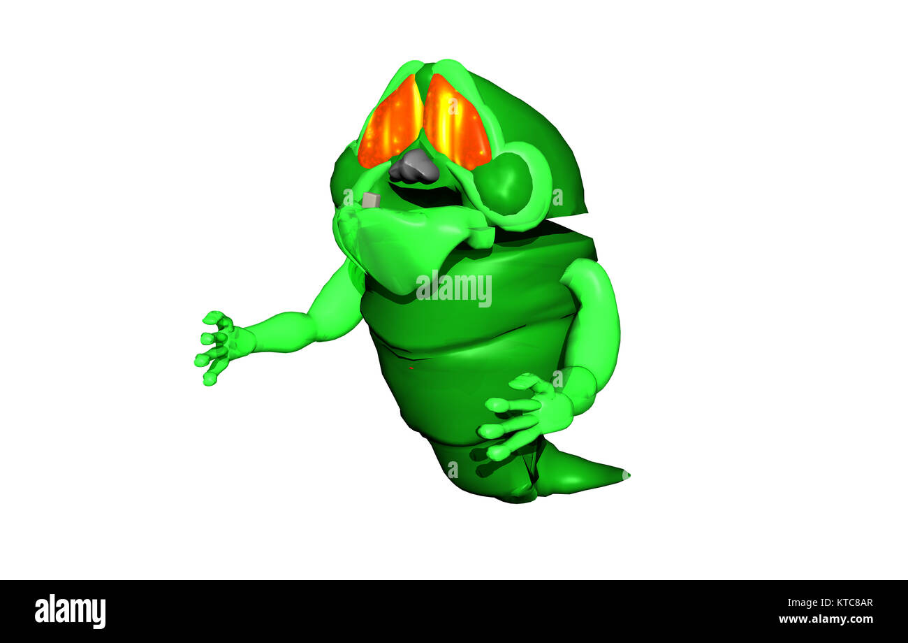 catoon monster released Stock Photo - Alamy