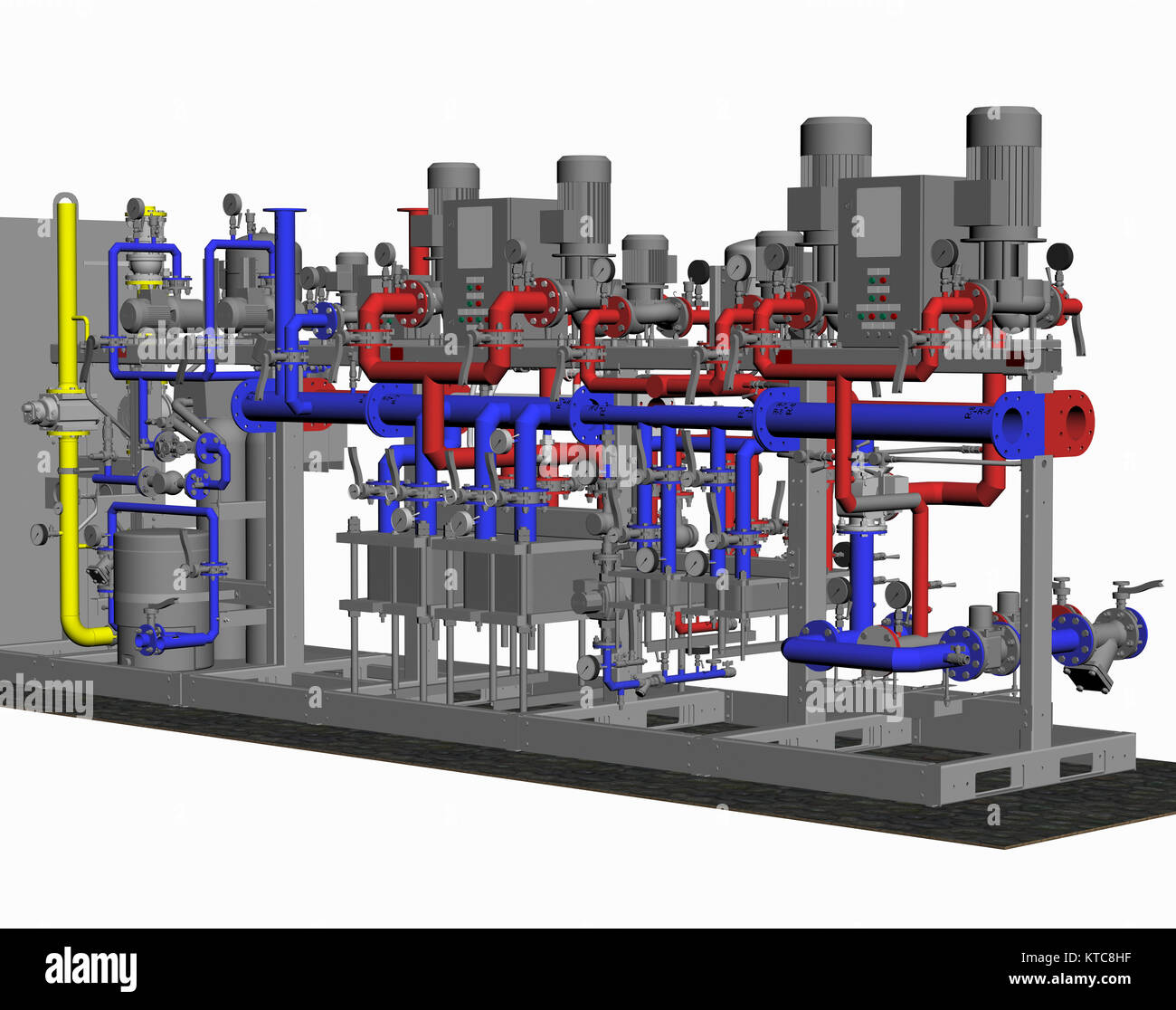 Piping system exempted Stock Photo - Alamy