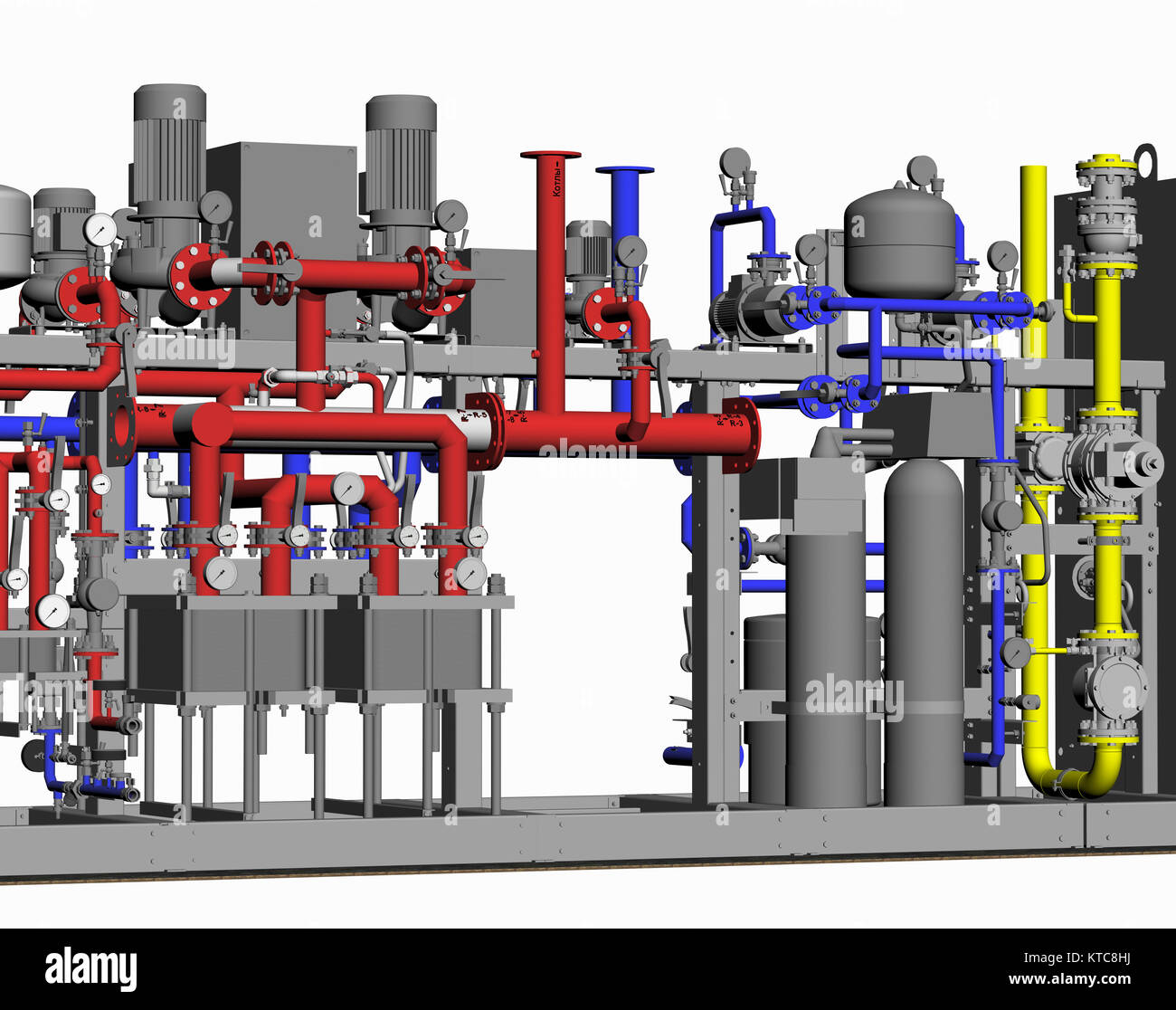 Piping system exempted Stock Photo - Alamy