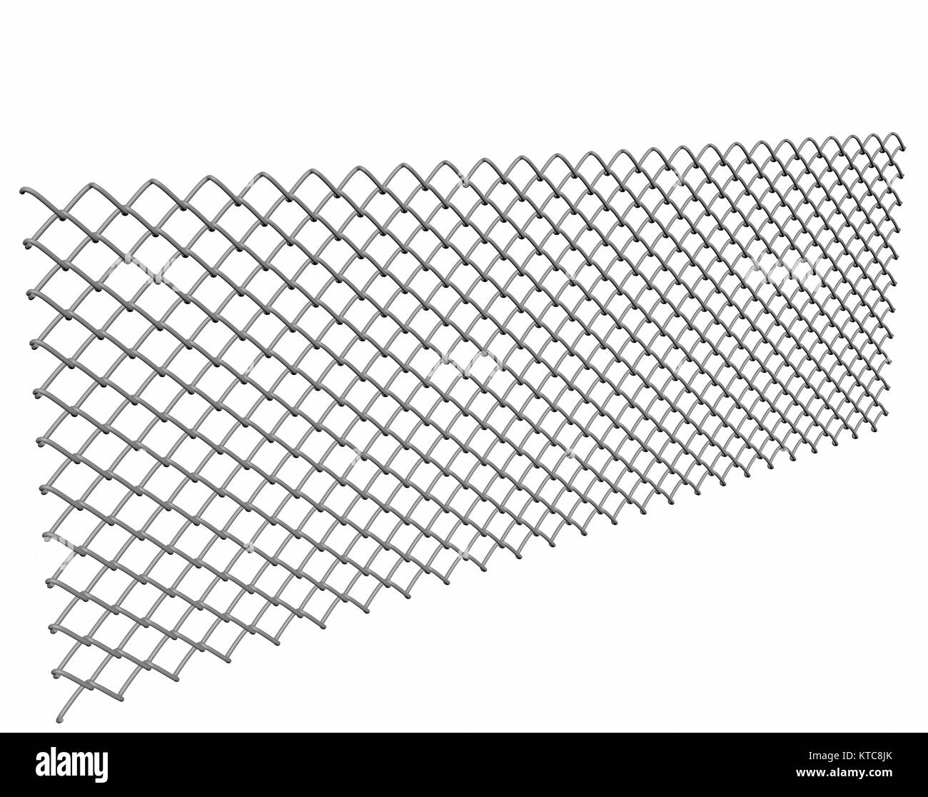 Wire mesh fencing Cut Out Stock Images & Pictures - Alamy