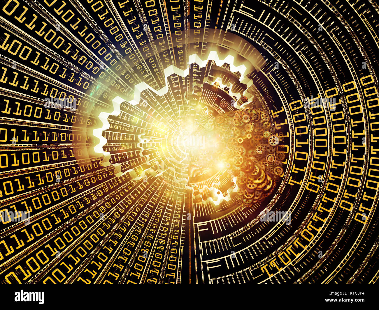 Propagation of World of Numbers Stock Photo - Alamy