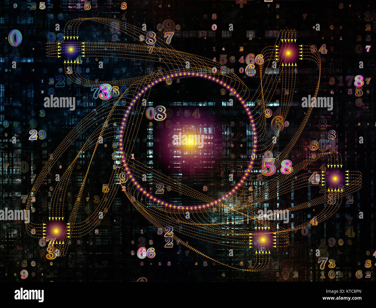 Elements of Technology Links Stock Photo - Alamy