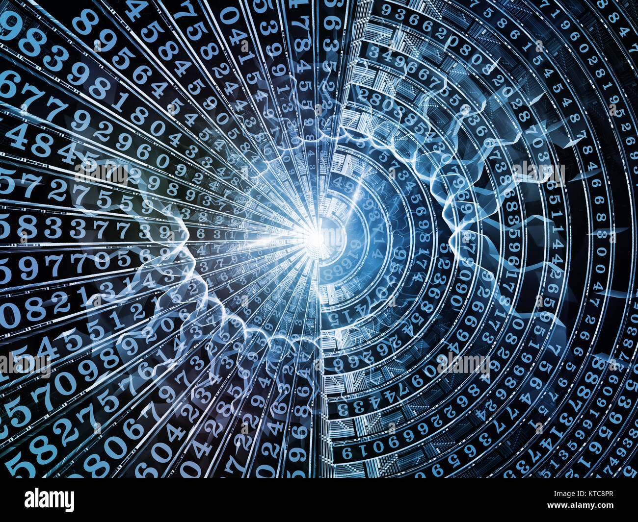 Propagation of World of Numbers Stock Photo - Alamy