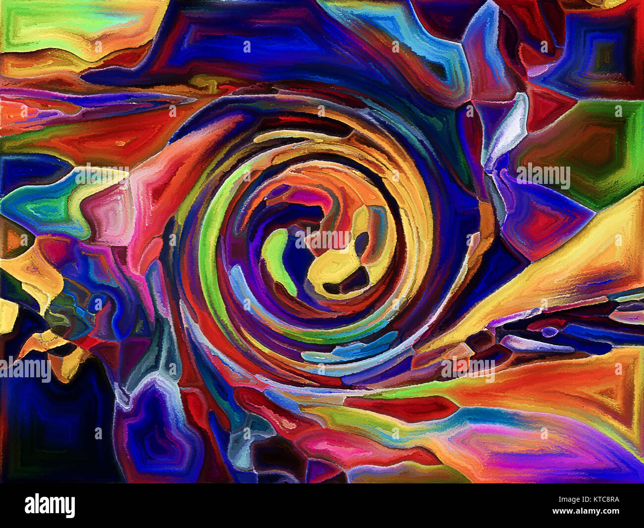 Unfolding of Fragmentation Stock Photo - Alamy