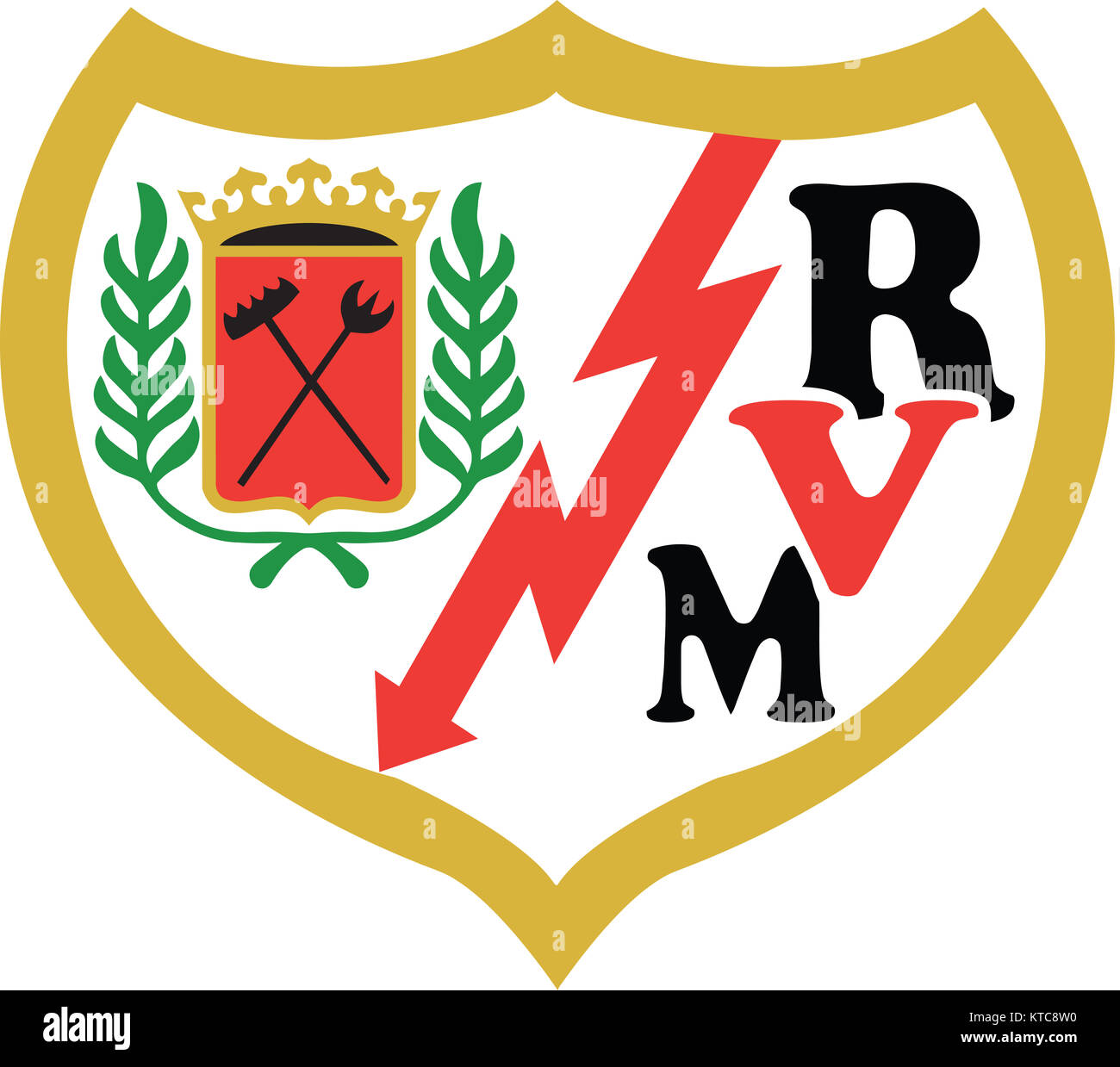 Rayo Vallecano Logo Spain Stock Photo - Alamy