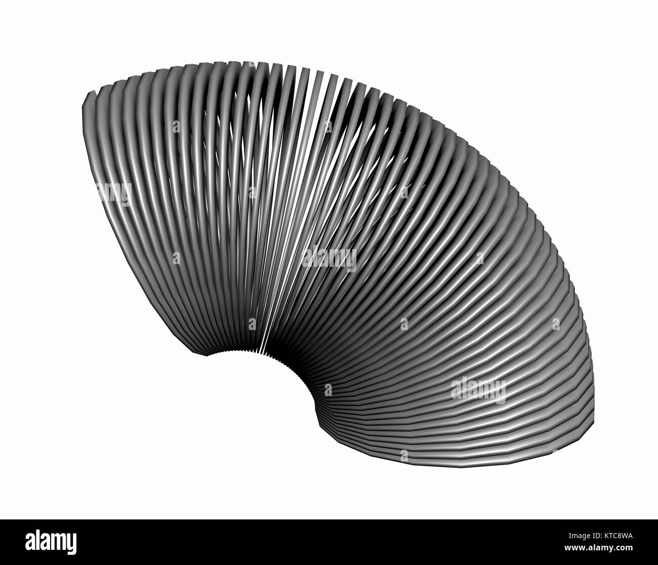 steel spiral released Stock Photo - Alamy
