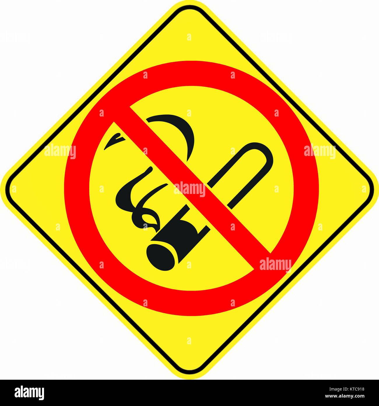 no smoking forbidden symbol sign Stock Photo - Alamy