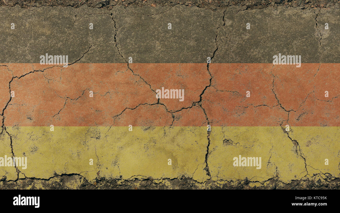 Old grunge vintage faded German republic flag Stock Photo - Alamy