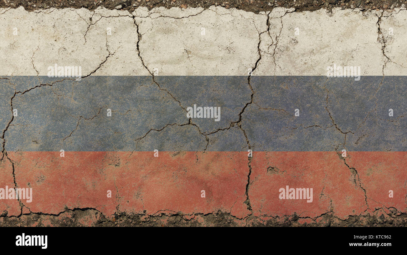 Old grunge vintage faded Russian Federation flag Stock Photo - Alamy
