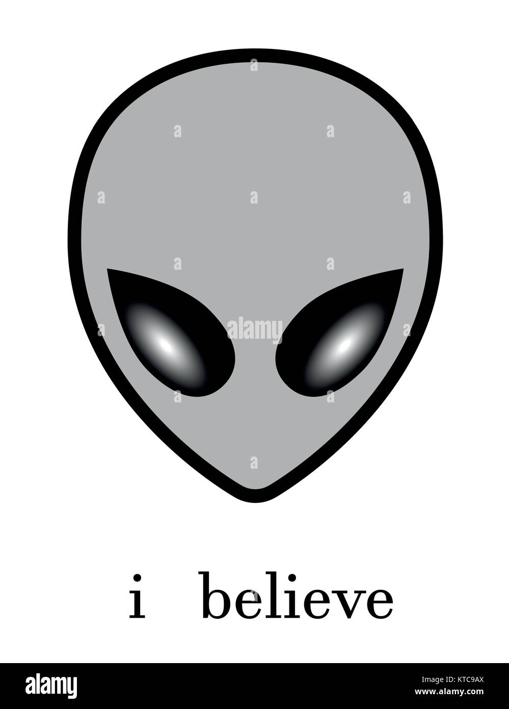 alien i believe ufo Stock Photo - Alamy