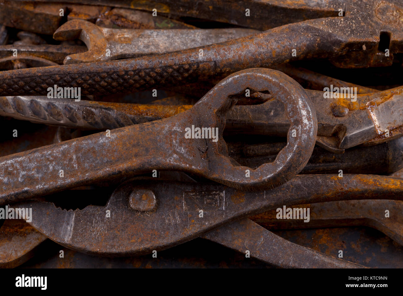 Old rusty tools Stock Photo - Alamy
