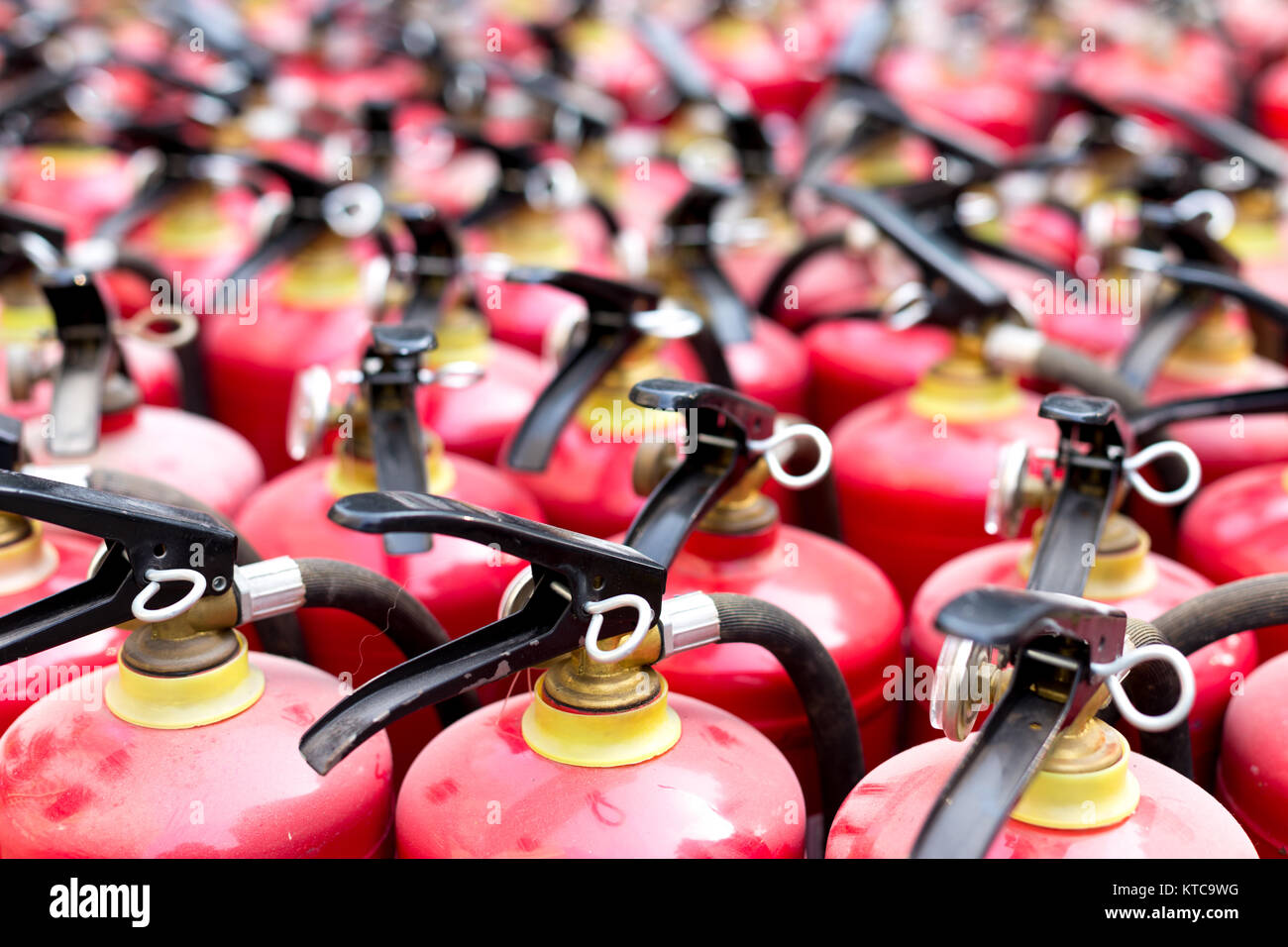 Group of fire extinguishers hi-res stock photography and images - Alamy