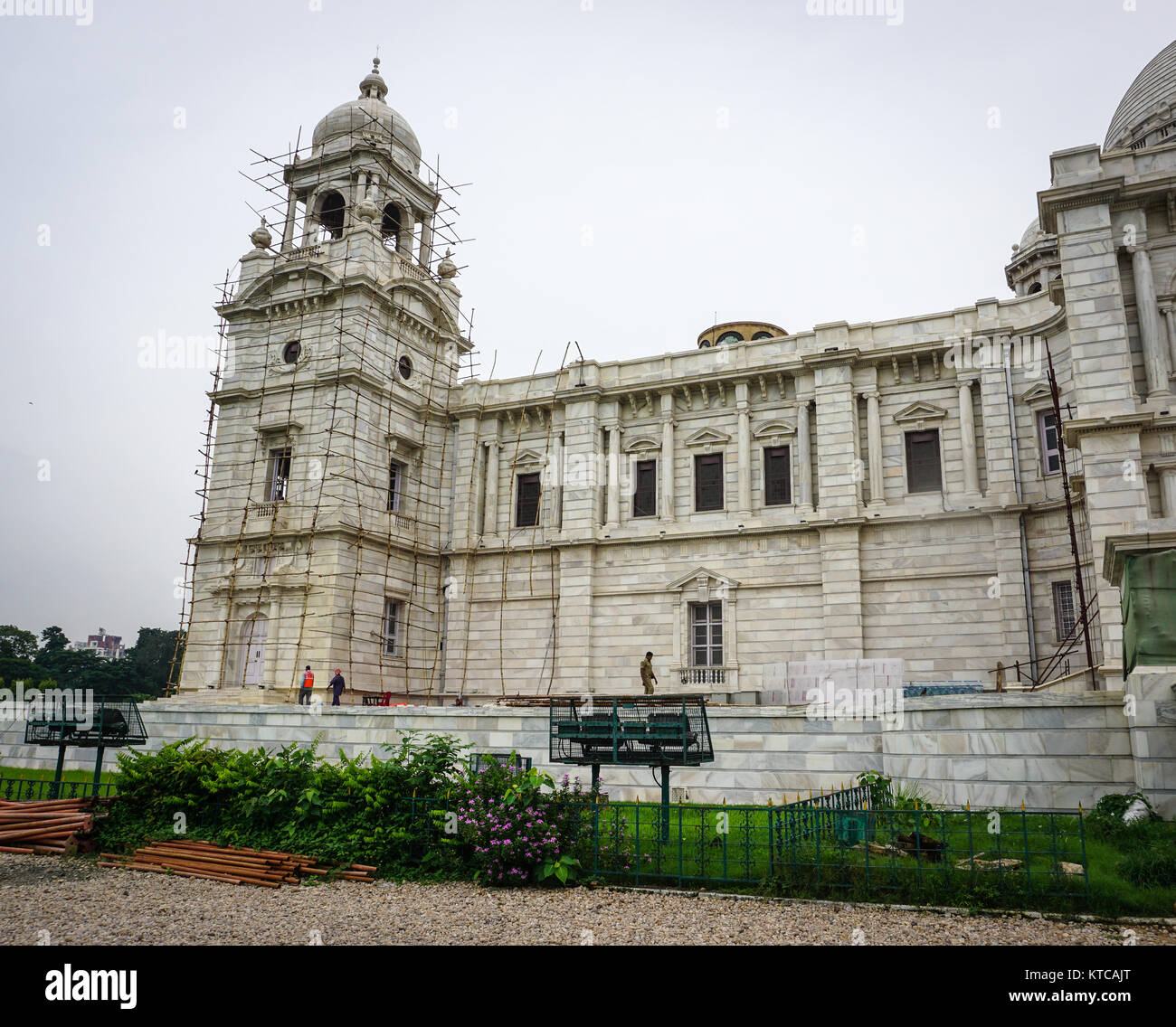 Kolkata, India - Jul 8, 2015. View of the Victoria Memorial in Kolkata ...