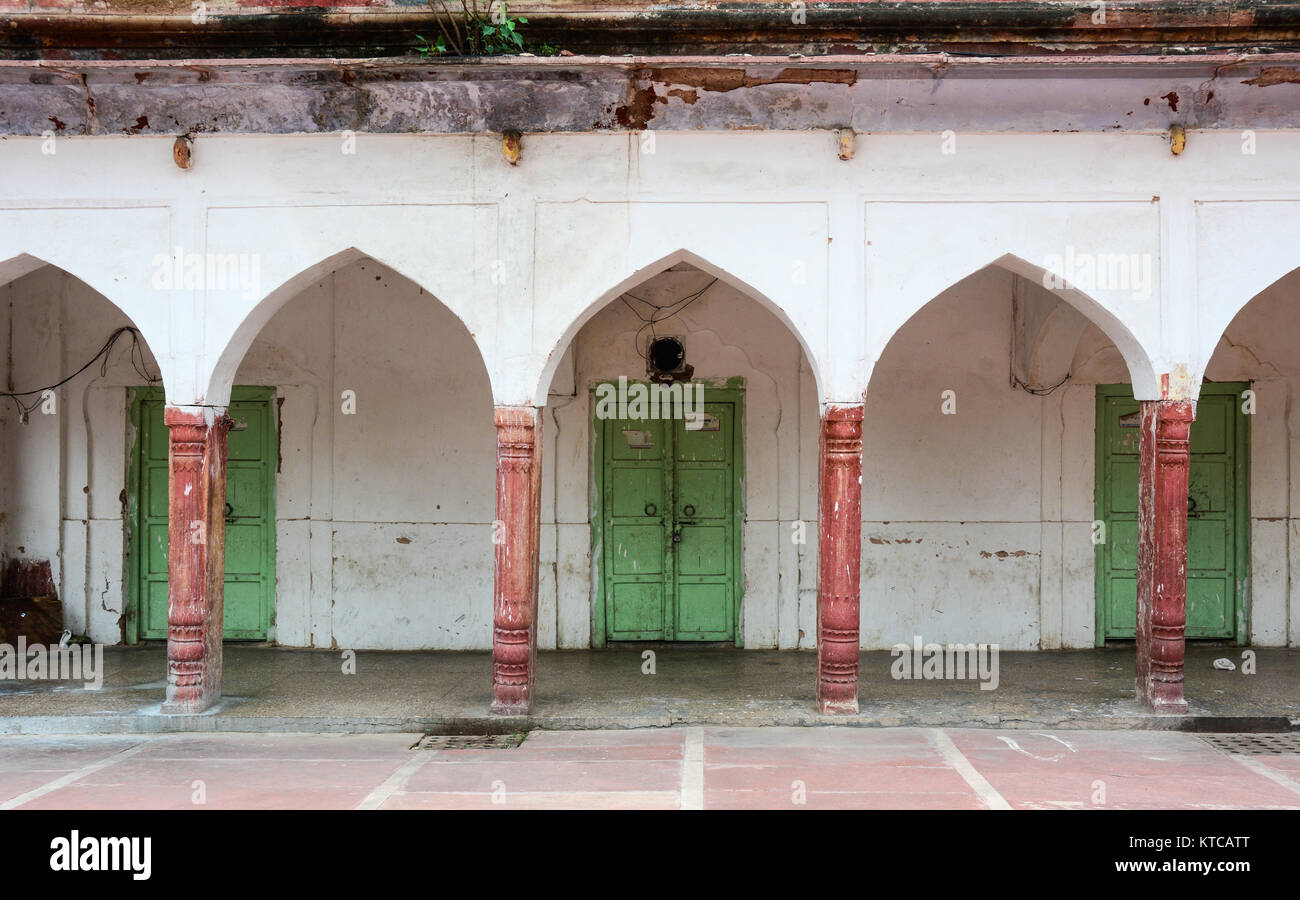 Details of the old mosque in Old Delhi, India. Hinduism is Delhi ...