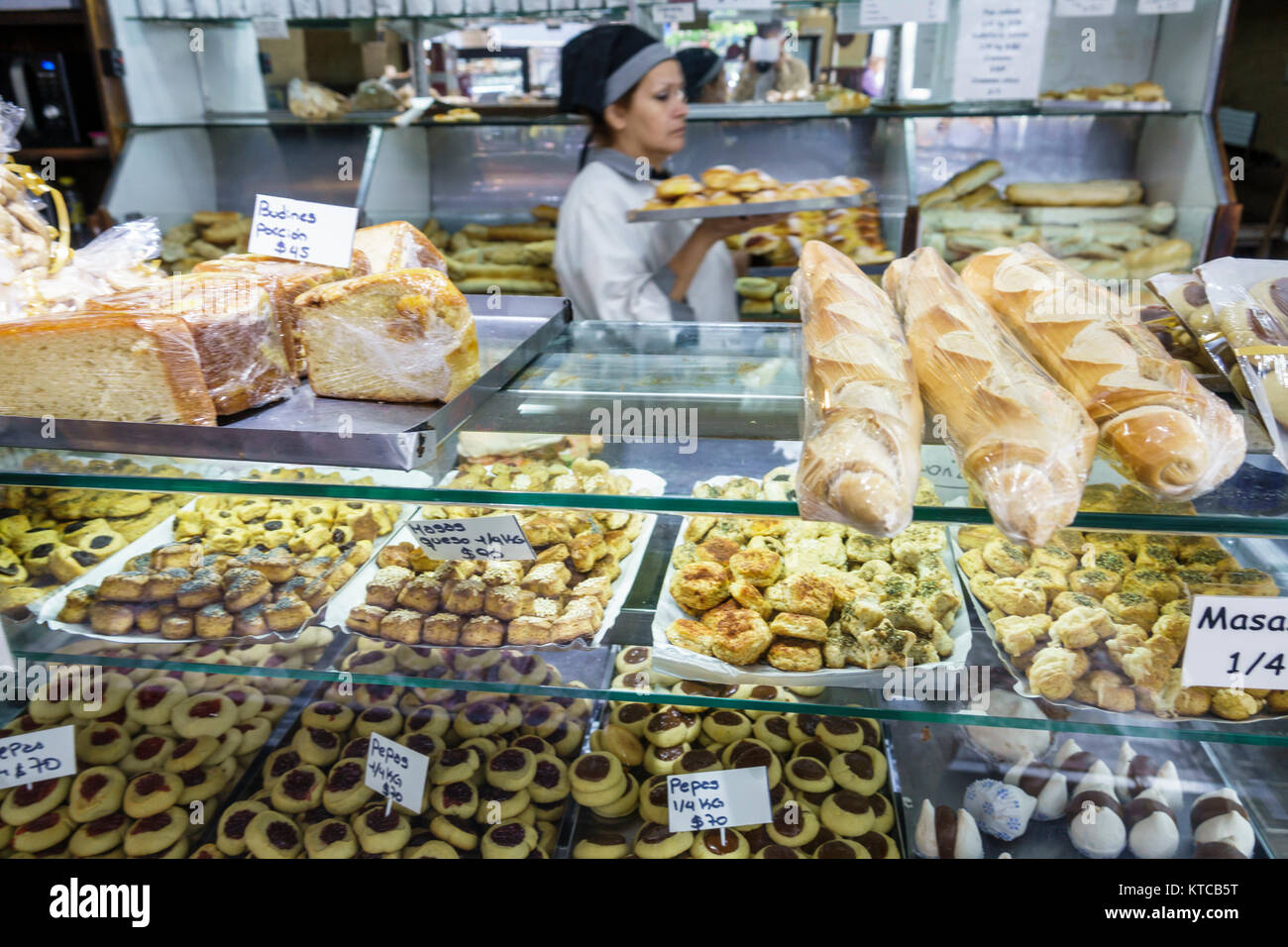 Buenos Aires Argentina Santa Elena pasteleria bakery interior Stock ...