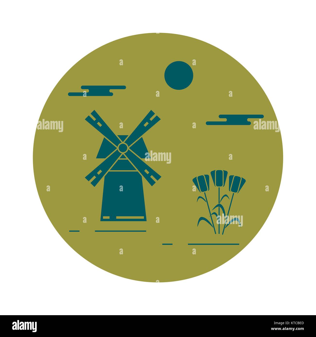 Dutch symbols Stock Vector Images - Alamy
