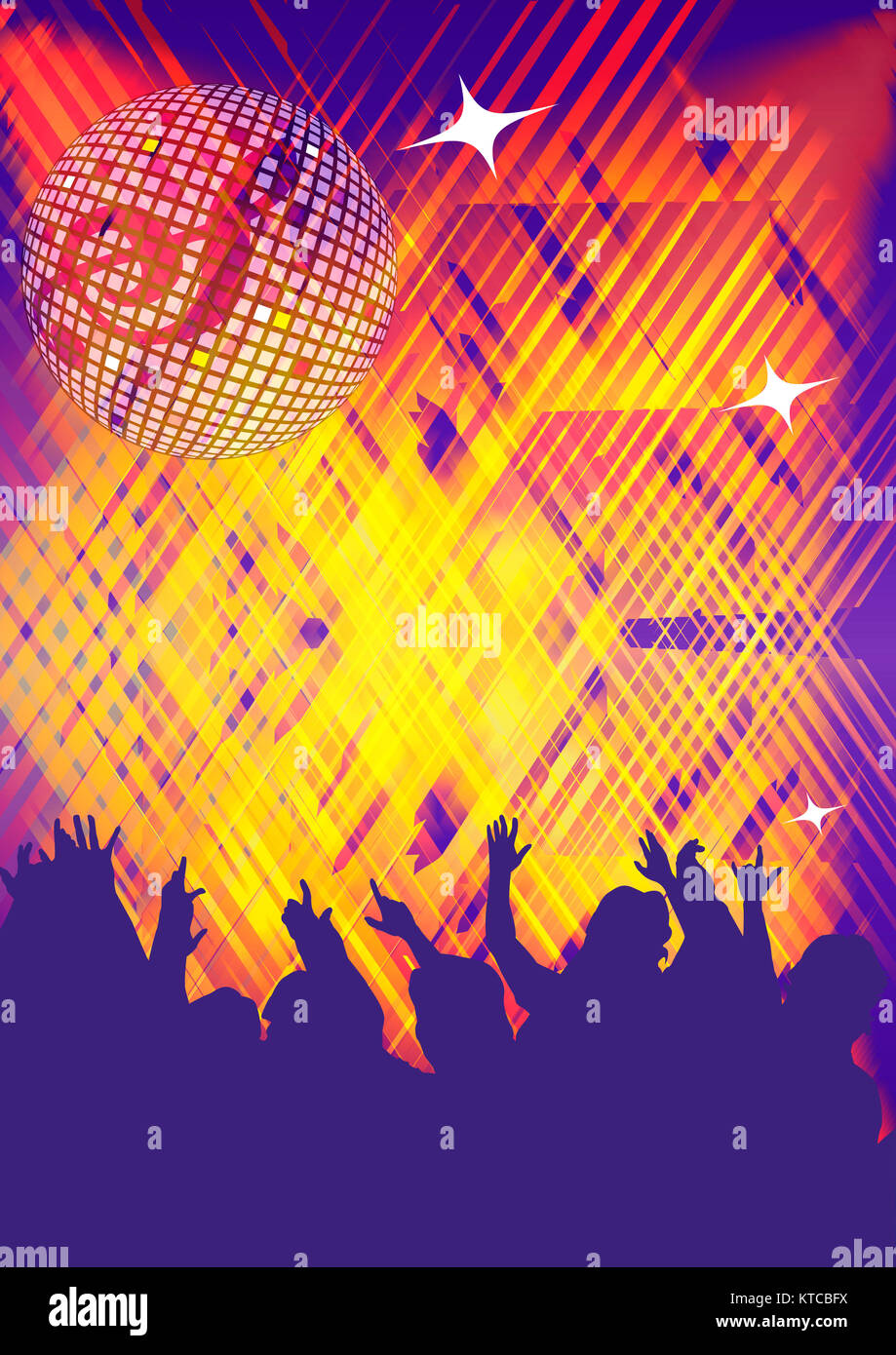 Abstract dance poster Stock Photo - Alamy