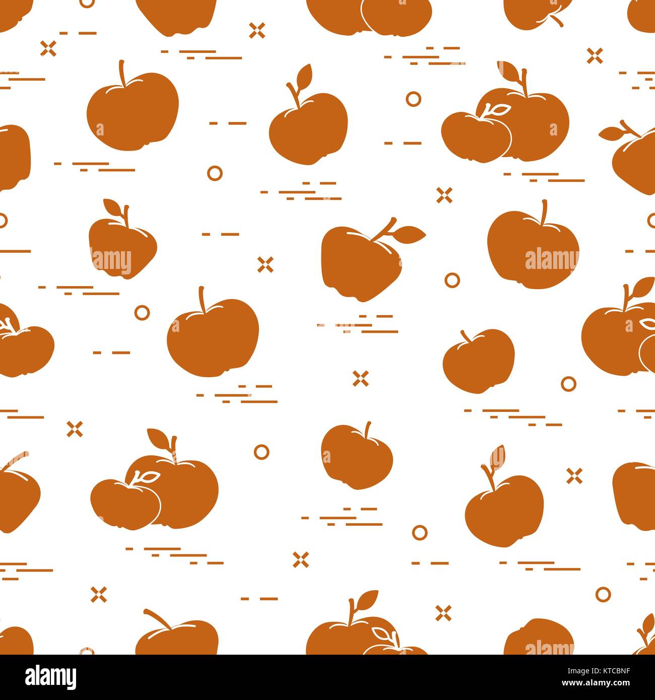 Apples juicy fruit. Seamless pattern. Design for announcement ...