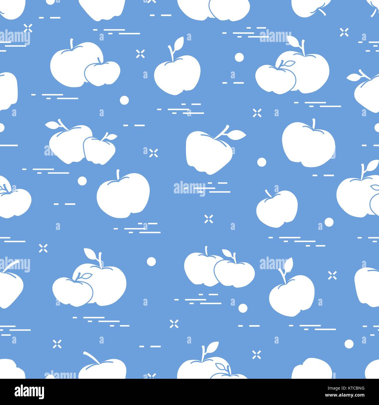 Apples juicy fruit. Seamless pattern. Design for announcement ...