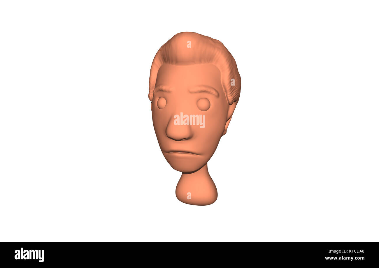 cartoon head released Stock Photo - Alamy