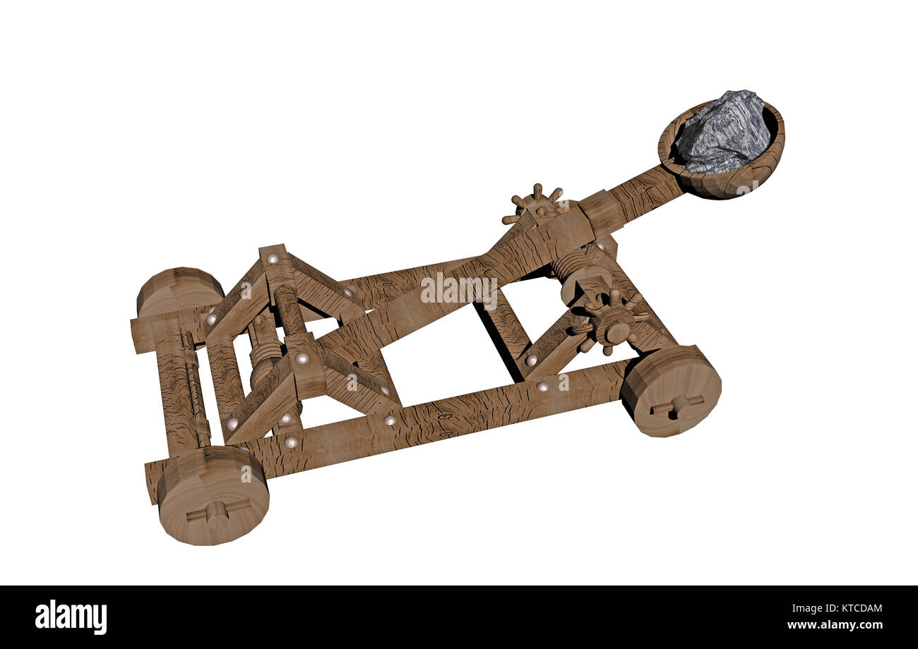 Catapult siege hi-res stock photography and images - Alamy