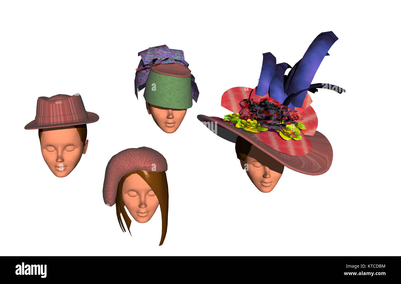 Cartoon hats hi-res stock photography and images - Alamy