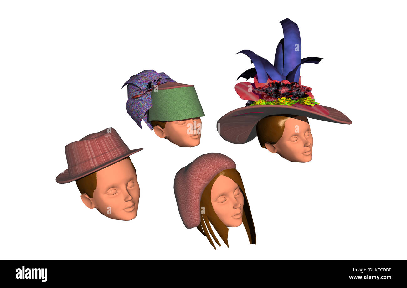 Cartoon hats hi-res stock photography and images - Alamy
