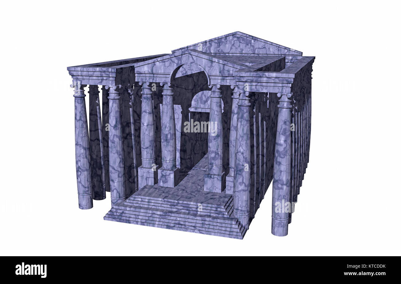 Pantheon temple Cut Out Stock Images & Pictures - Alamy