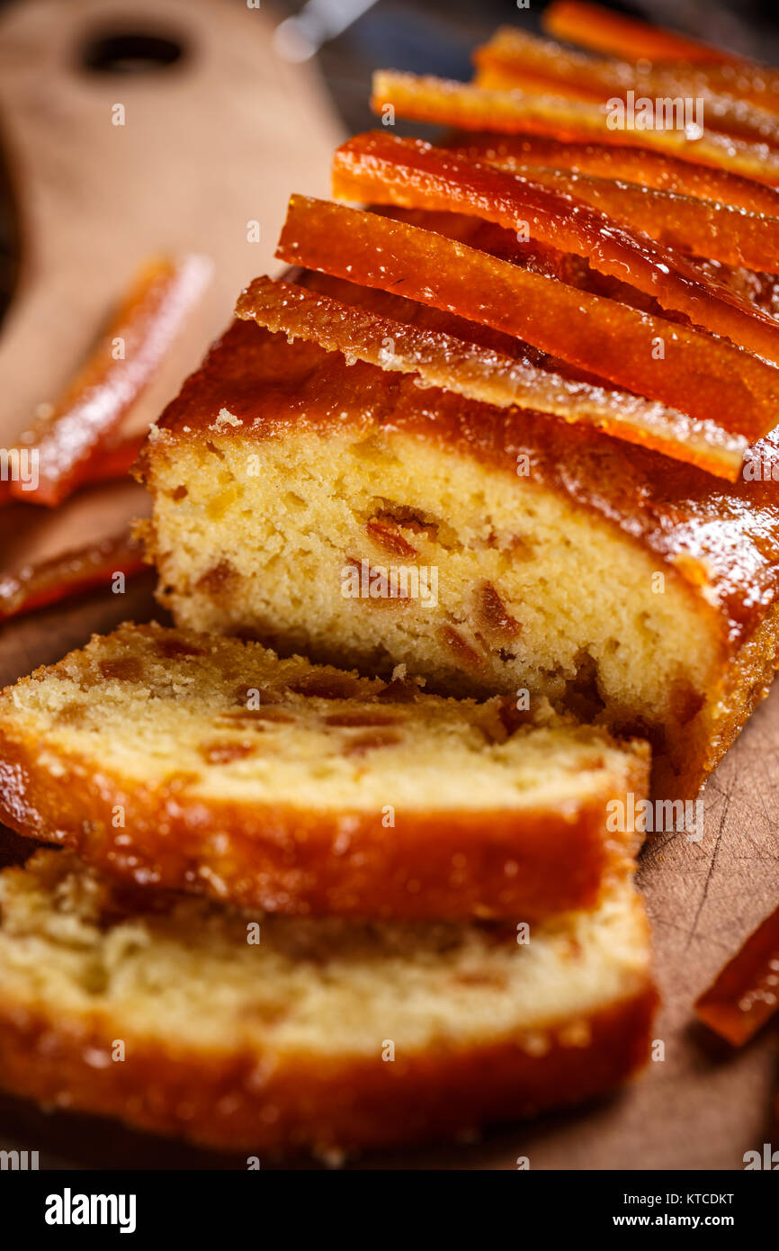 Sweet fruit bread Stock Photo - Alamy